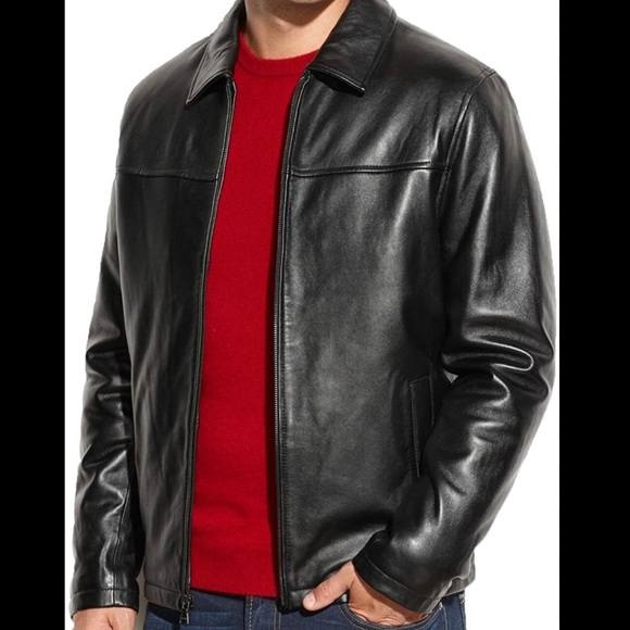 Barneys New York | Jackets & Coats | Barneys Ny Genuine Black Leather ...